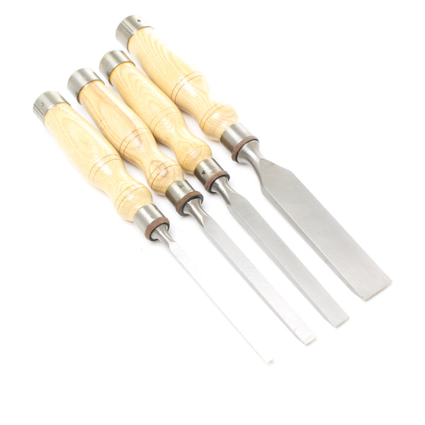 SOLD - 4x Old Marples Mortice Chisels - 1/4" - 1" (Ash) – OldTools.co.uk