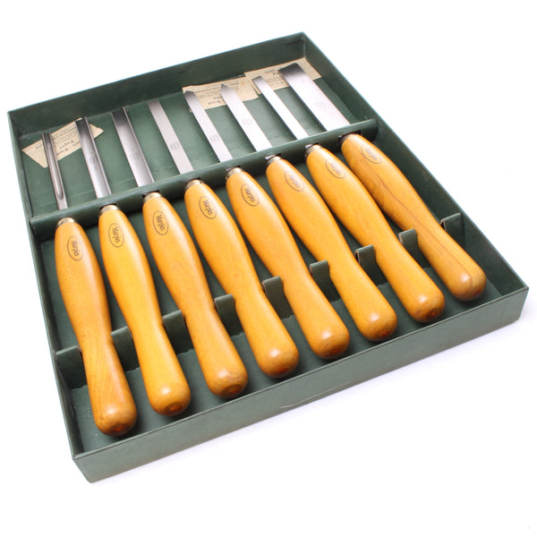 SOLD - Marples Woodturning Tools Set - 8 Piece (Beech) – OldTools.co.uk