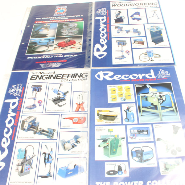 6x Record Power Tool Brochures – OldTools.co.uk