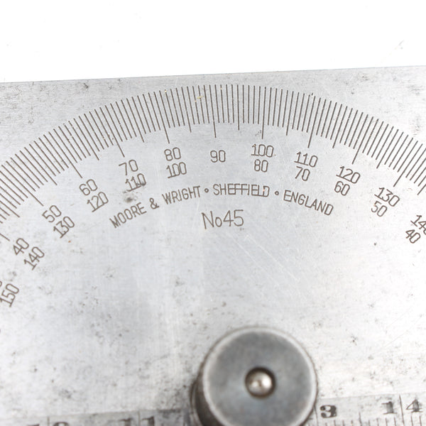 SOLD - Moore & Wright Protractor Depth Gauge No. 45 – OldTools.co.uk