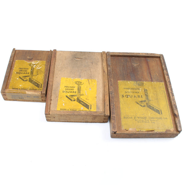 SOLD - Moore & Wright Precision Squares No 400 - 2", 3", 4" – OldTools ...