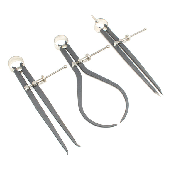 3x Vintage Spring Dividers - 9" – OldTools.co.uk