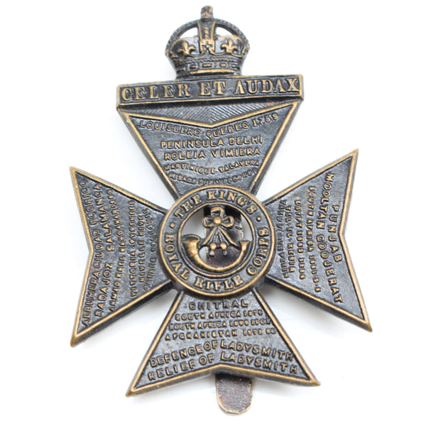 The Kings Royal Rifle Corps Cap Badge – OldTools.co.uk