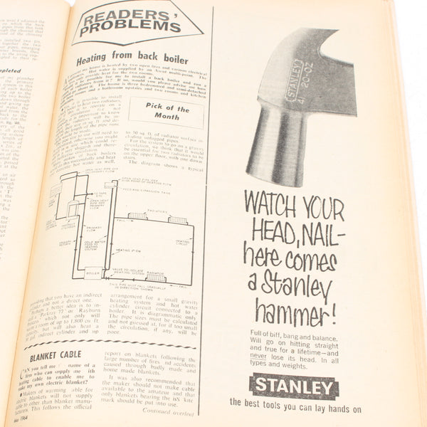 3x Old Do It Yourself Magazines, 1964-1965 – OldTools.co.uk