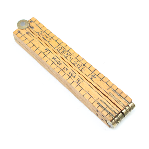 Miniature Lufkin Wooden Folding Rule No.465 (Boxwood) – OldTools.co.uk