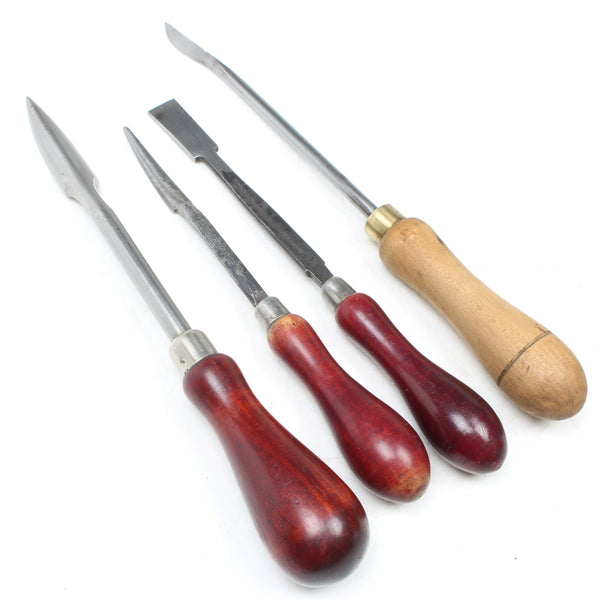 4x Engineer Scrapers – OldTools.co.uk