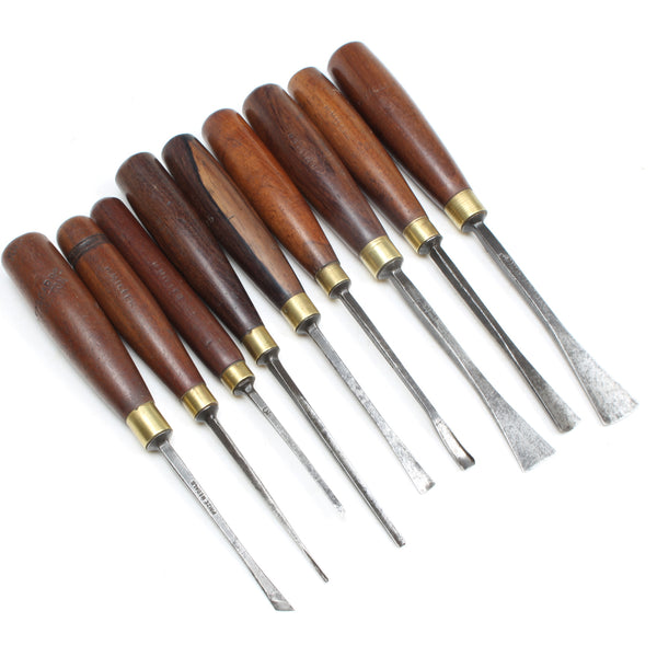 2 Addis and 2 Unnamed Carving Tools – OldTools.co.uk