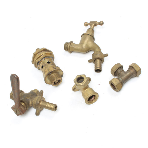 Old Brass Pipes / Tap / Joins – OldTools.co.uk