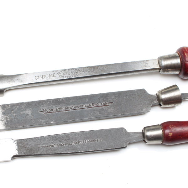 3x Scraper Set (Sheffield, England) – OldTools.co.uk