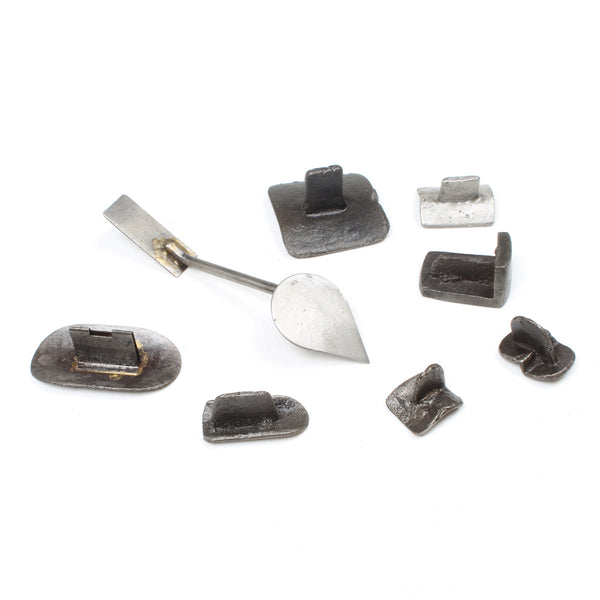8x Old Foundary, Clay / Sand Moulding, Plasterers Tools – OldTools.co.uk
