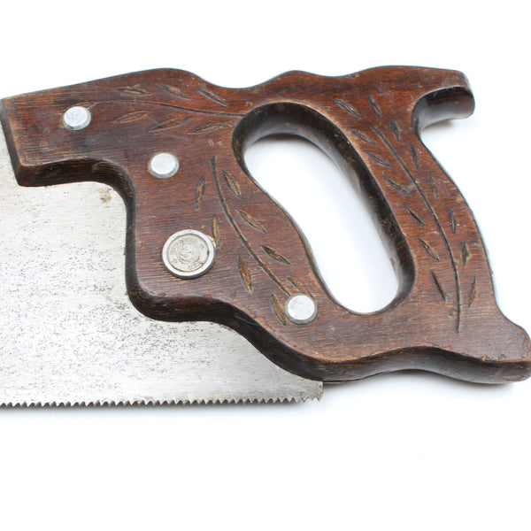 2x Disston Saws (Beech) – OldTools.co.uk