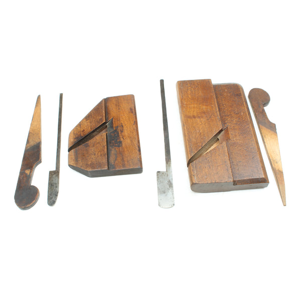 2x Short Round Planes (Beech) – OldTools.co.uk