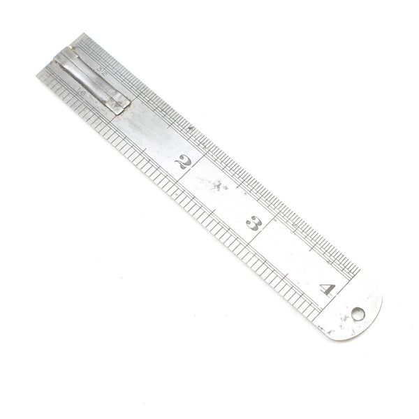 Chesterman Depth Gauge Rule No. 1224 - 4" (Sheffield) – OldTools.co.uk