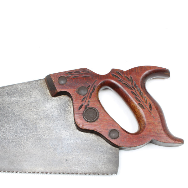 SOLD - Disston Hand Saw Keystone Challenger – 20" - 10 tpi – OldTools.co.uk