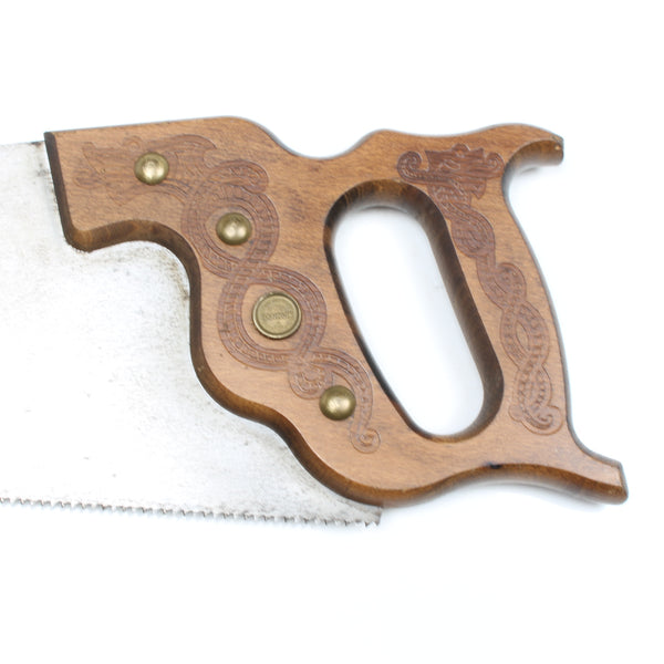 Old Sandvik Hand Saw – 24”- 8tpi (Beech) – OldTools.co.uk