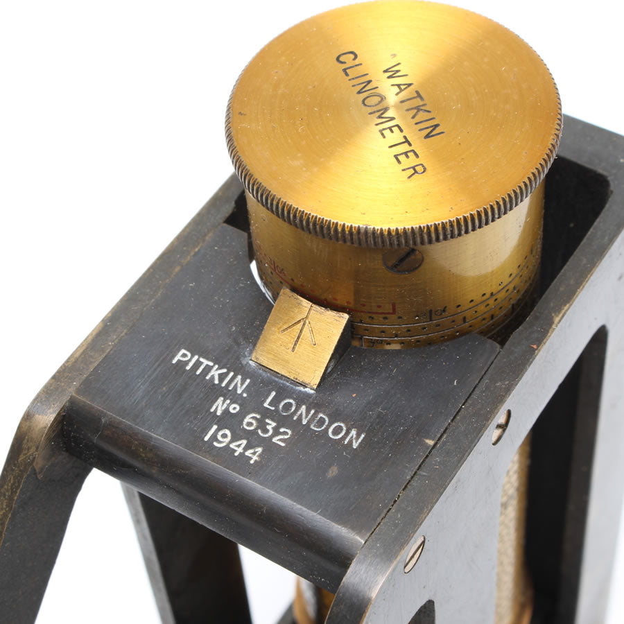 SOLD - Pitkin WWII Clinometer - 1944 – OldTools.co.uk