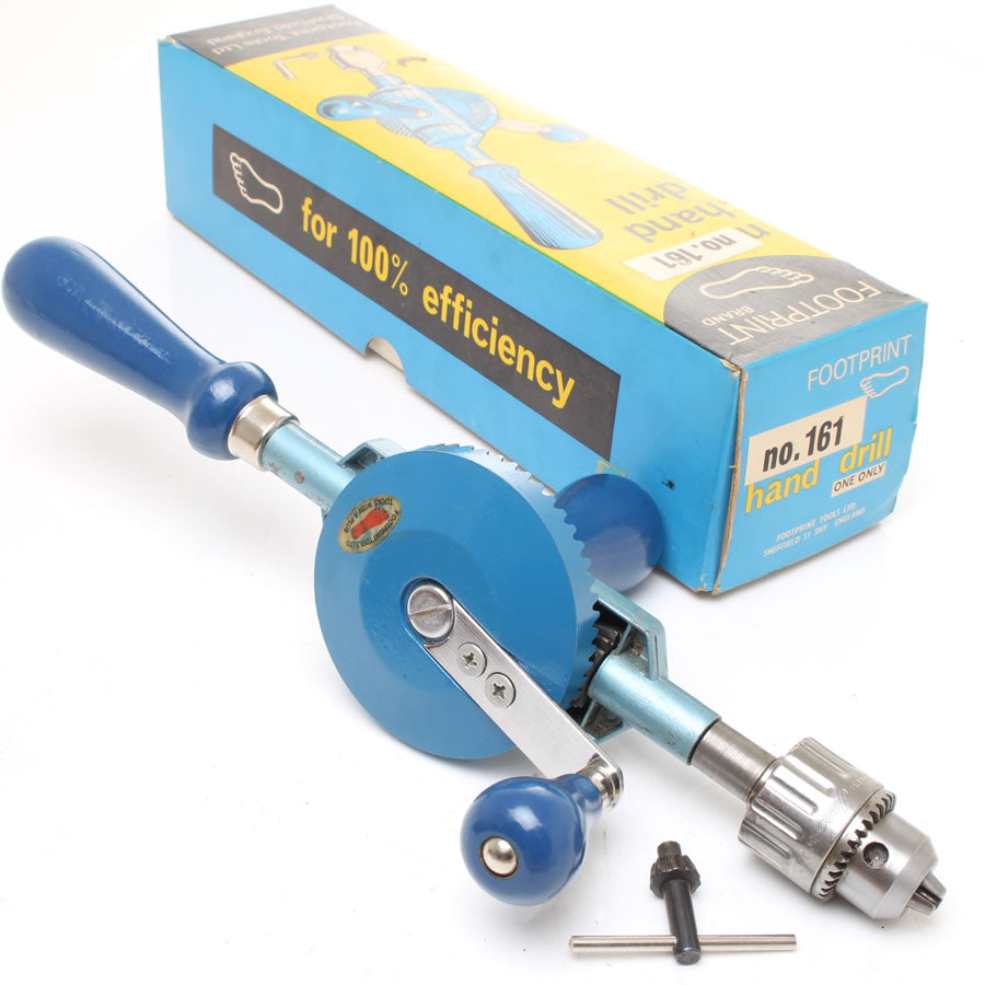 SOLD - Footprint Hand Drill No.161 – OldTools.co.uk