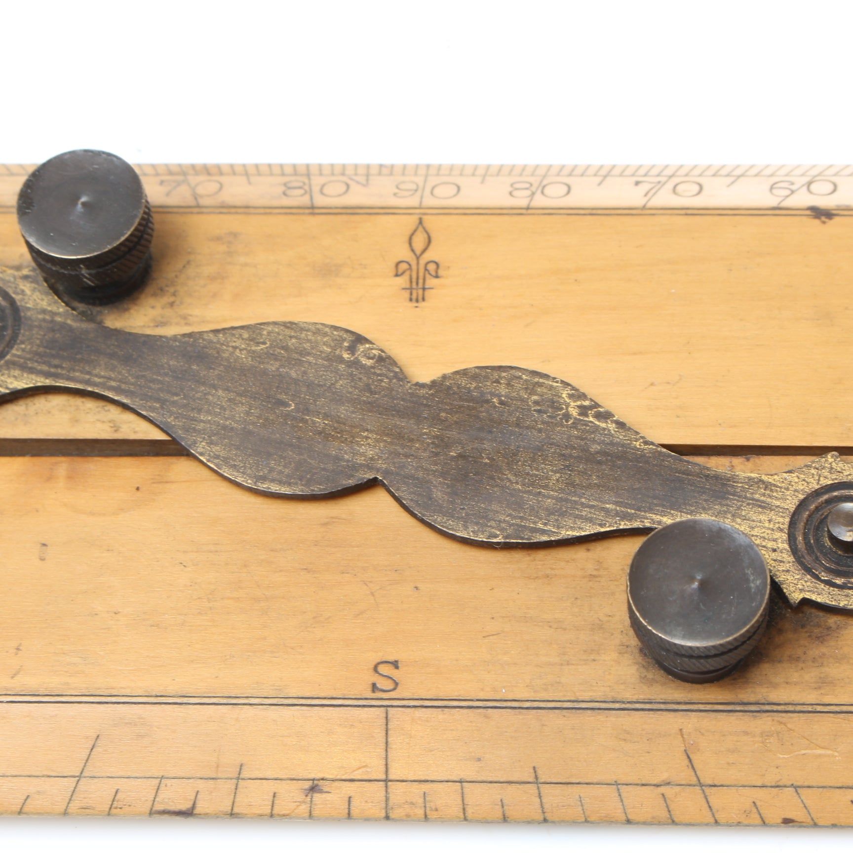 2x Captain Field's Parallel Rules (Boxwood) – OldTools.co.uk