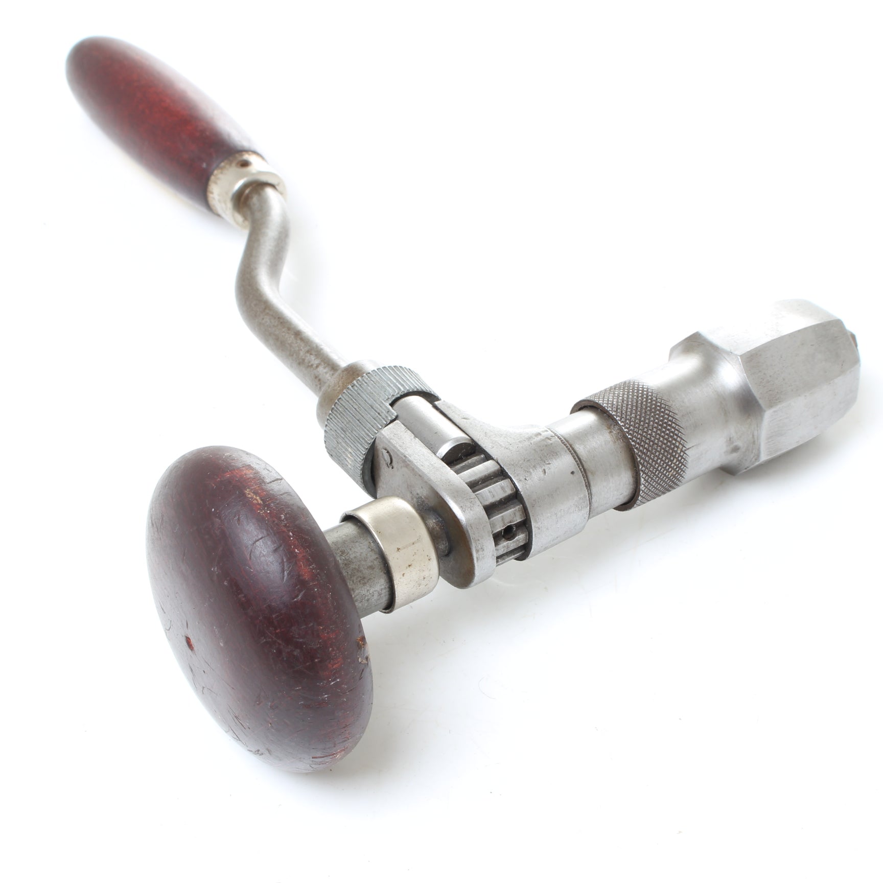 Old Joist / Corner Drill Brace (Beech) – OldTools.co.uk