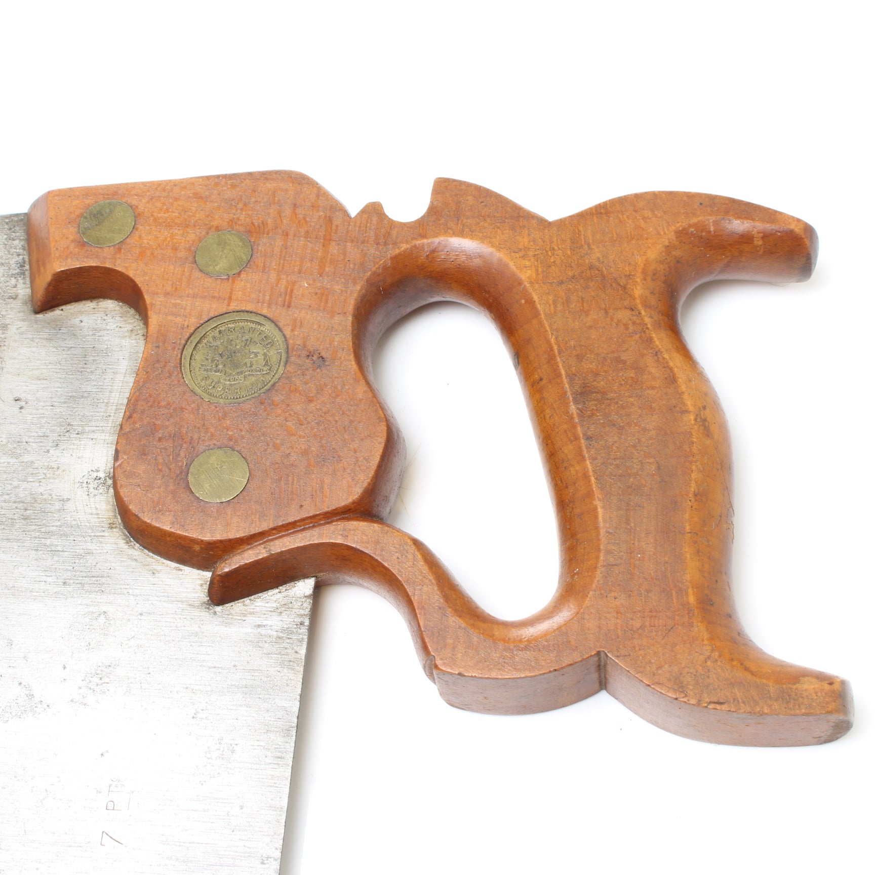 SOLD - Old Moses Eadon Hand Saw - 26”- 7tpi (Beech) – OldTools.co.uk
