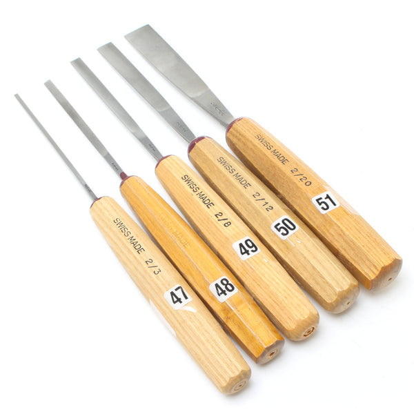 SOLD - 5x Pfeil Wood Carving Gouges - Series 2 (Ash) – OldTools.co.uk