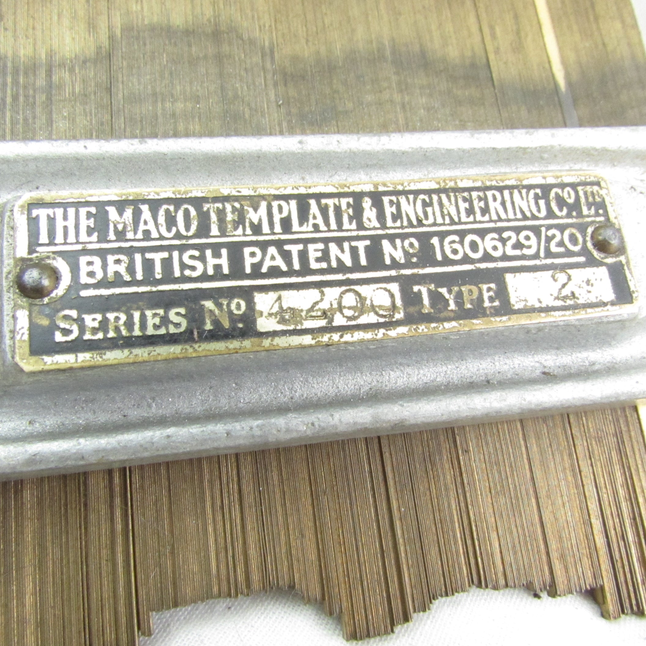 SOLD - Old Maco Template – OldTools.co.uk