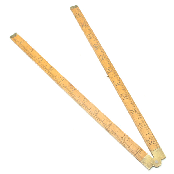 Wooden Folding Rule (Boxwood) – OldTools.co.uk