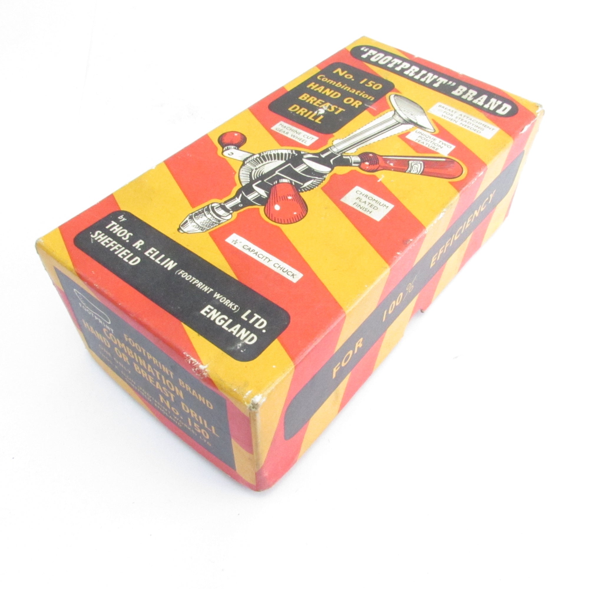 SOLD - Footprint Hand Drill No. 150 – OldTools.co.uk