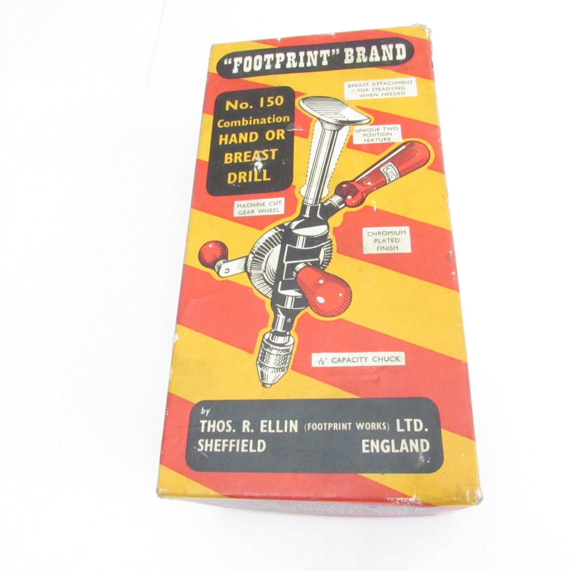 SOLD - Footprint Hand Drill No. 150 – OldTools.co.uk