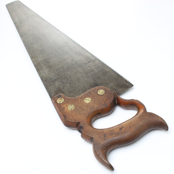 SOLD - Thos Ibbotson Saw - 23" - 7tpi (Beech) – OldTools.co.uk