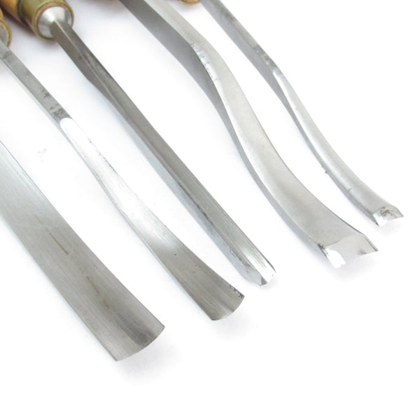 SOLD - 5x Ashley Iles Wood Carving Tools Set (Beech) – OldTools.co.uk