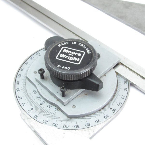 SOLD - Moore and Wright B-Pro Universal Protractor Tool – OldTools.co.uk