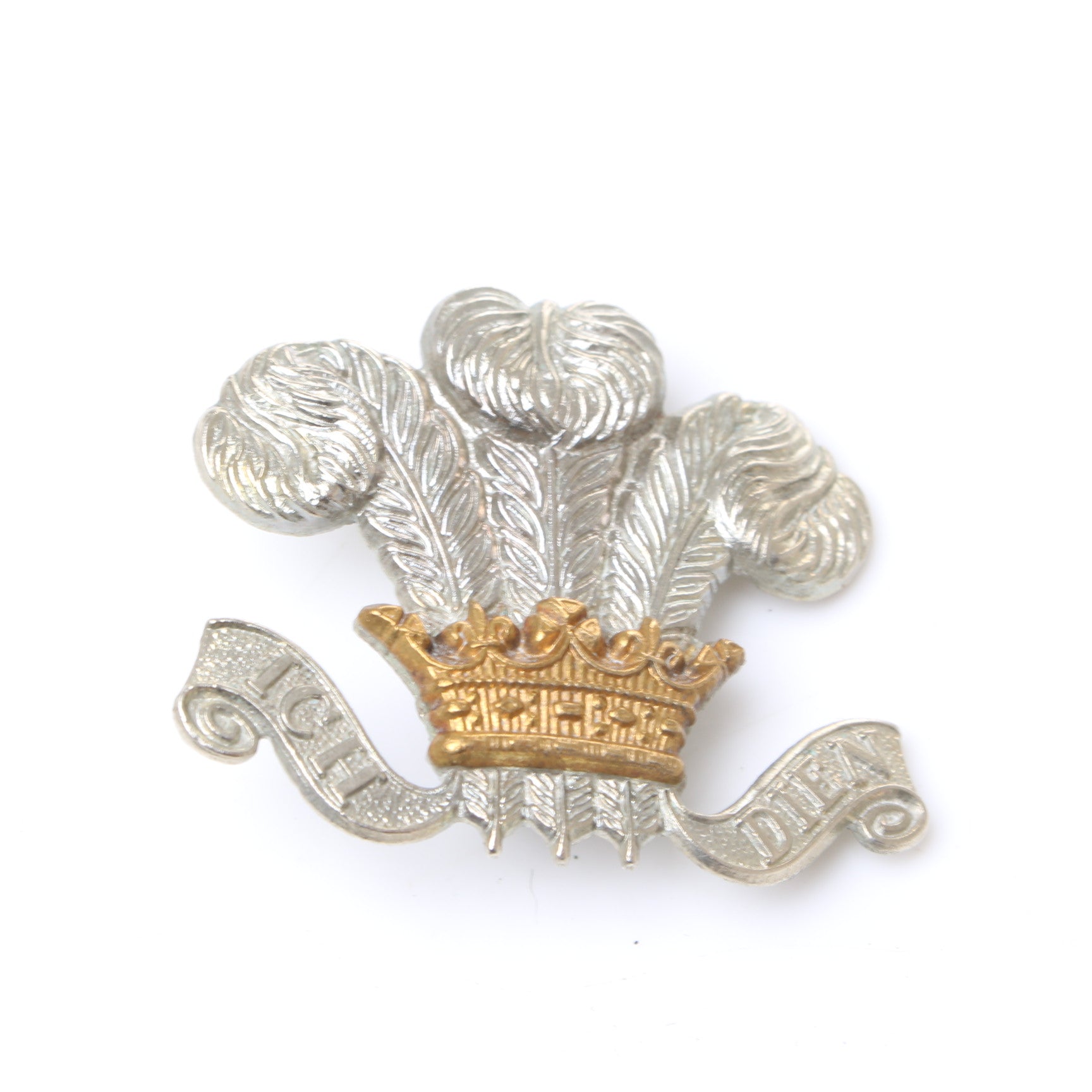 SOLD - Ich Dien Cap Badge – OldTools.co.uk