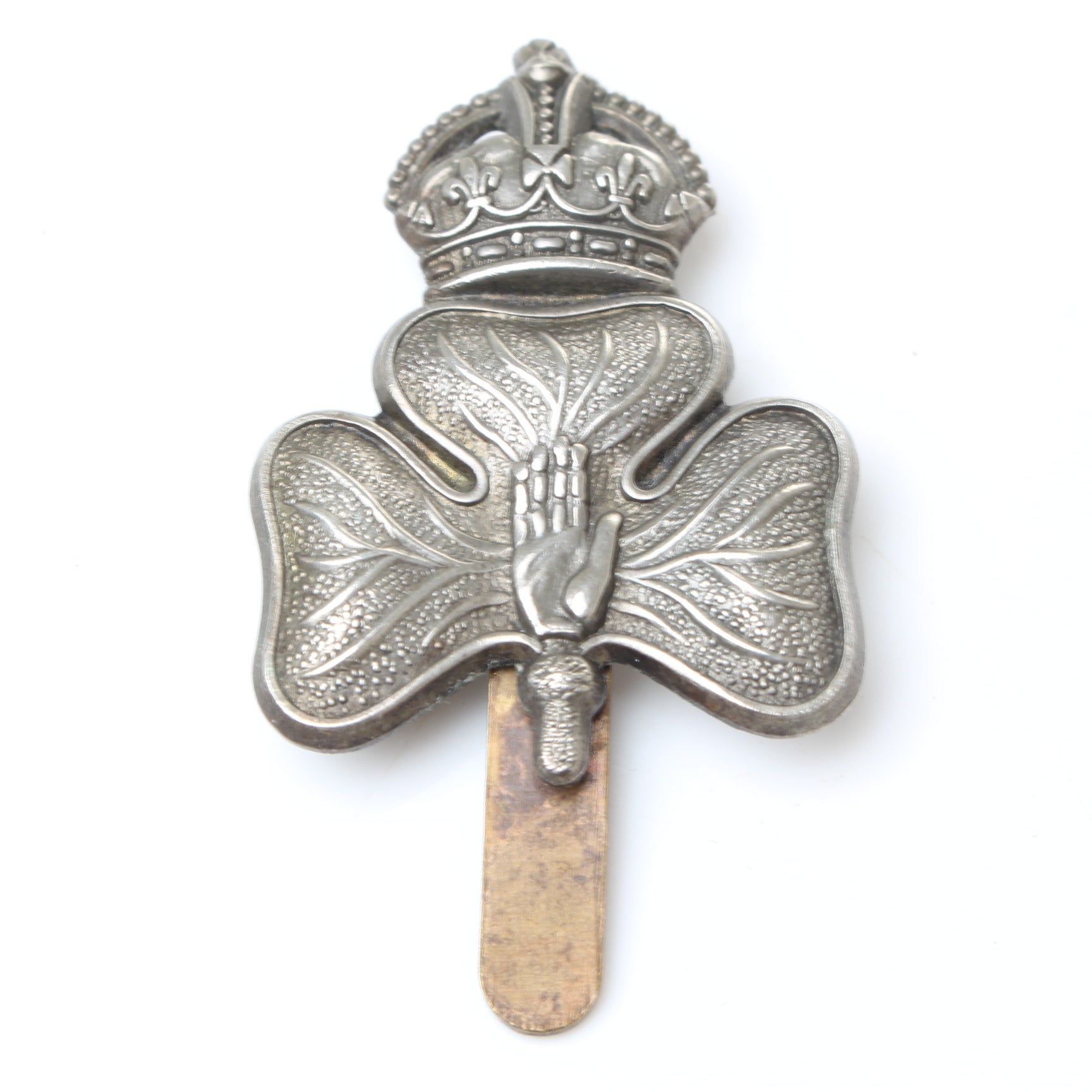 SOLD - 14th Royal Irish Rifles Cap Badge – OldTools.co.uk