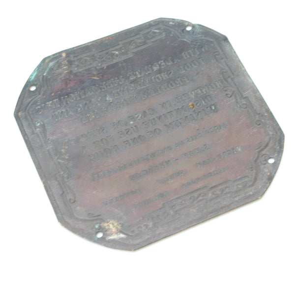 Old Victorian Sign / Plaque - Victorian Screw Company - c.1873 ...