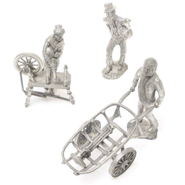 Collection Of Pewter Trades Figures – OldTools.co.uk
