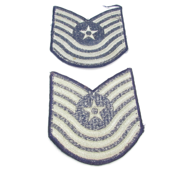 2x US Air Force Master Sergeant Patch Badges – OldTools.co.uk