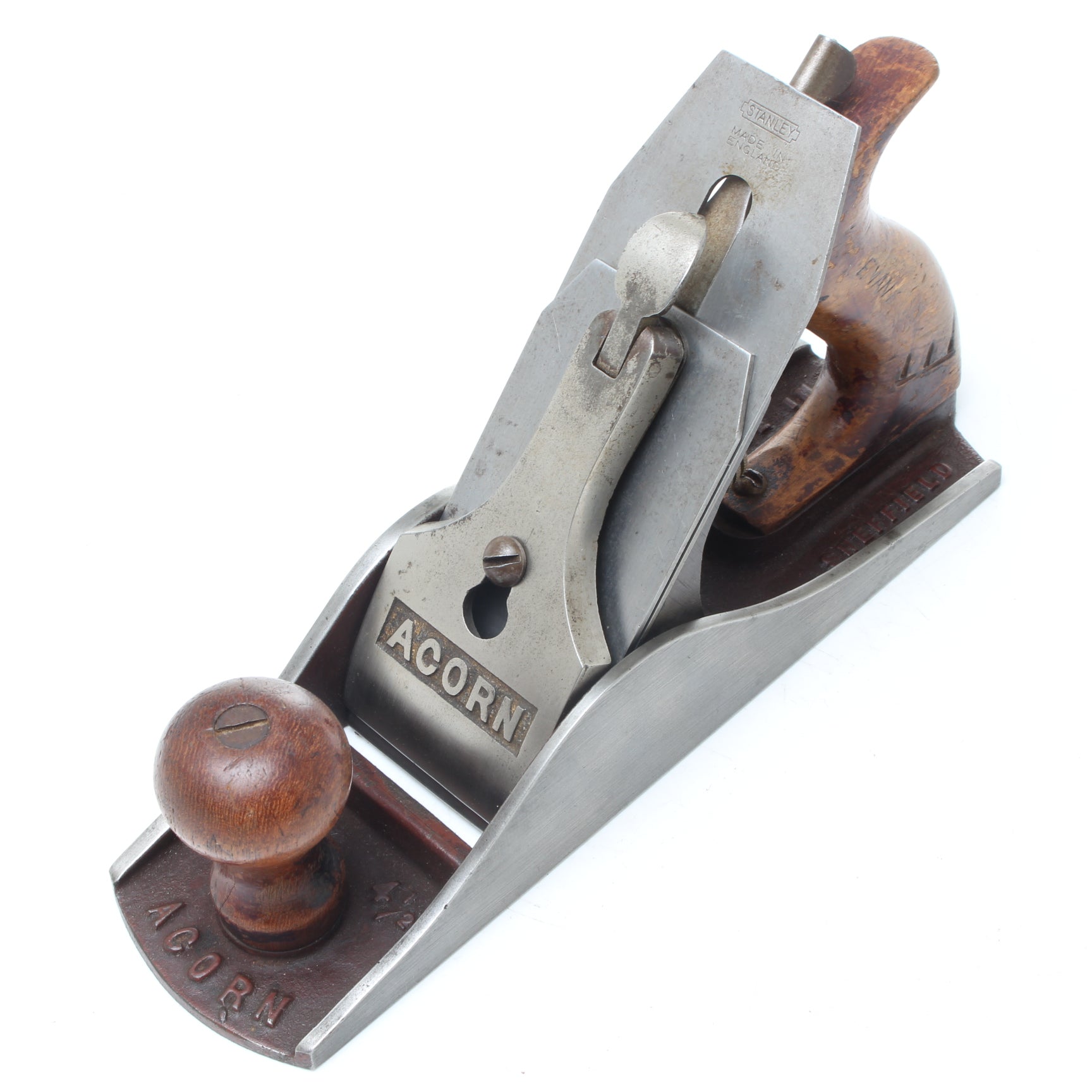 SOLD - Old Acorn Smoothing Plane - No. 4 1/2 (Sheffield) (Beech ...