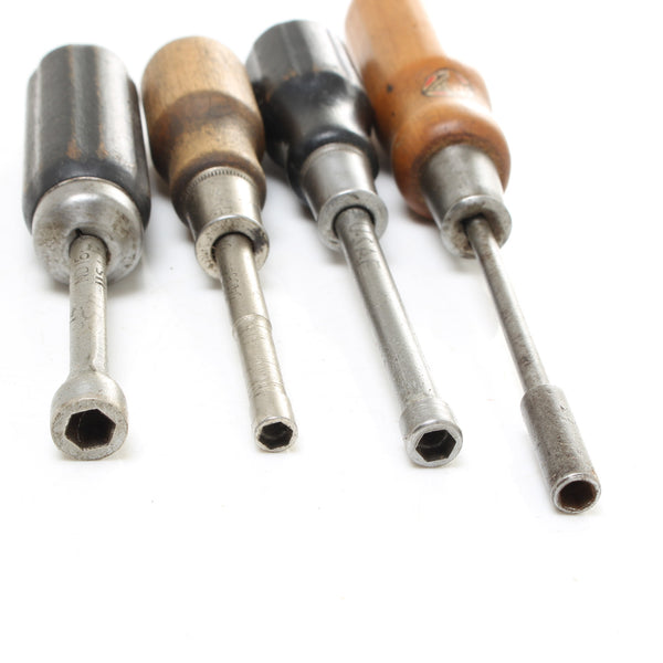 4x Old Socket Tools (Beech) – OldTools.co.uk