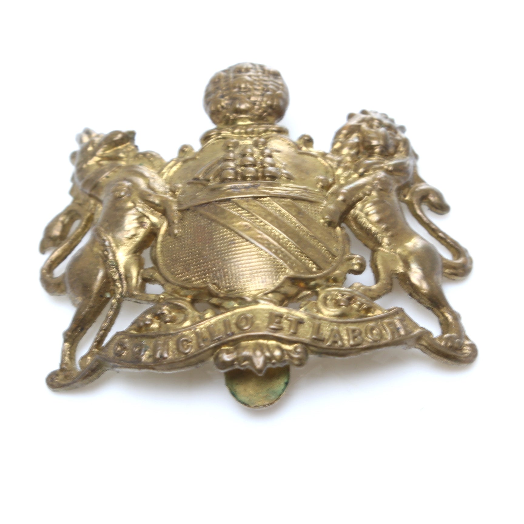 Concilio Et Labore Cap Badge – OldTools.co.uk
