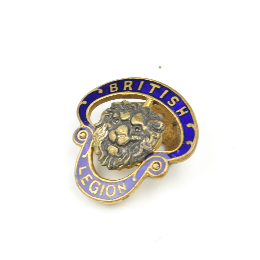 SOLD - Royal British Legion Badge – circa 1930s – OldTools.co.uk