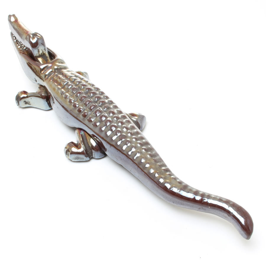 Large Iridescent Novelty Crocodile Nutcracker - 13 7/8" – OldTools.co.uk