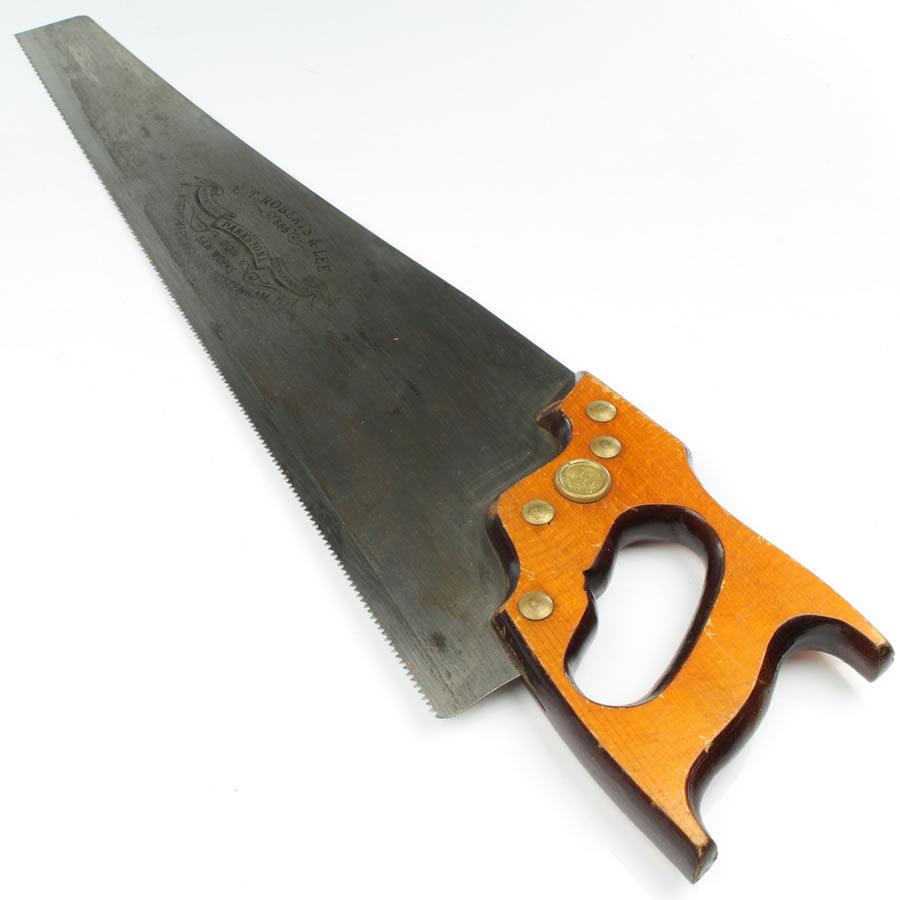 E.T.Roberts and Lee Hand Saw - 22" - 10tpi (Beech) – OldTools.co.uk