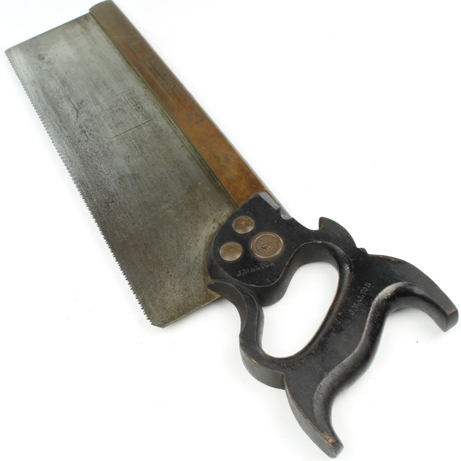 SOLD - Tyzack Brass Back Tenon Saw – OldTools.co.uk