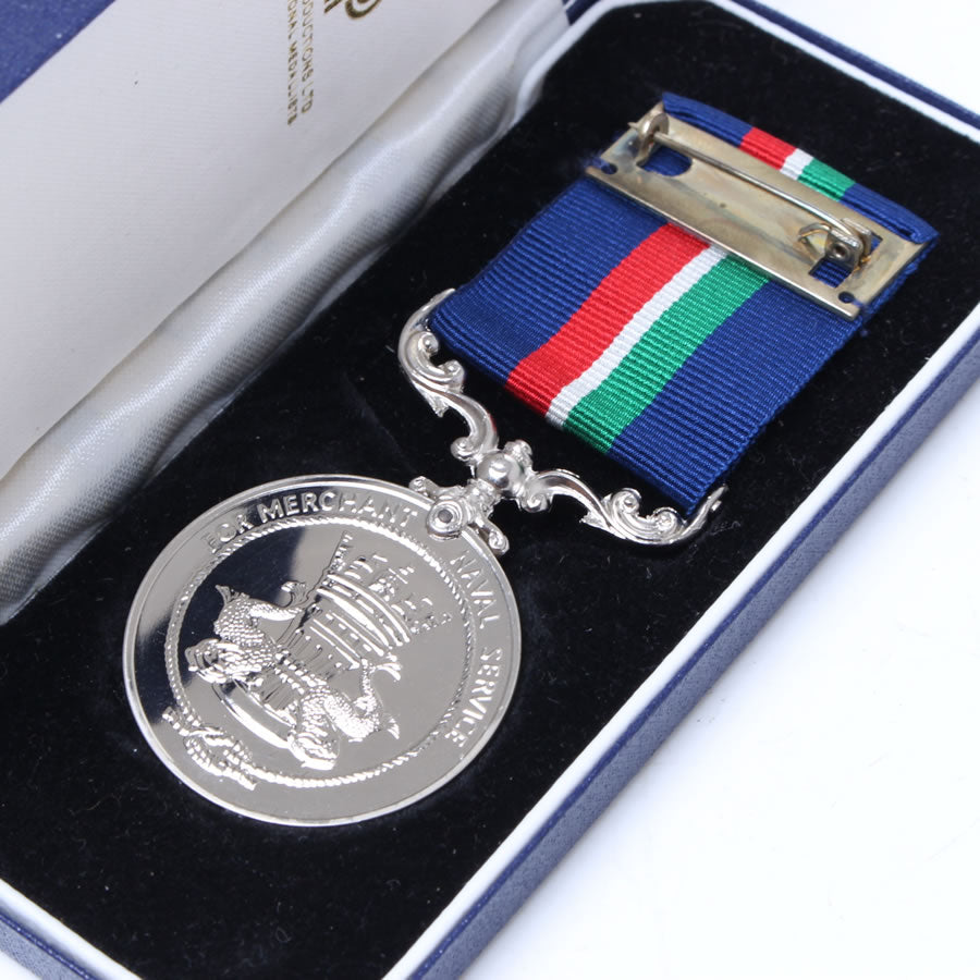 SOLD - Commemorative Merchant Navy Service Medal – Mint – OldTools.co.uk