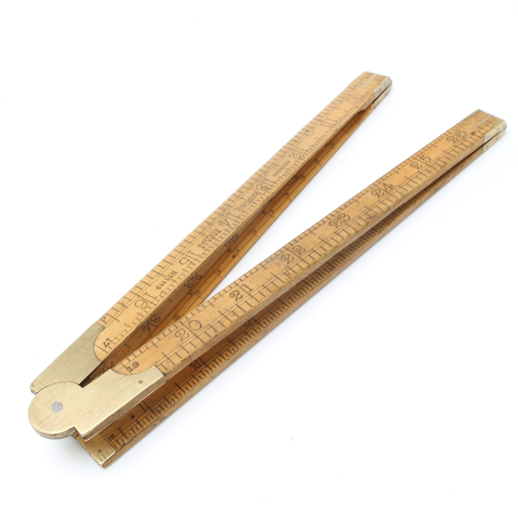 SOLD - Rabone Architects Folding Rule - No. 1119 (Boxwood) – OldTools.co.uk