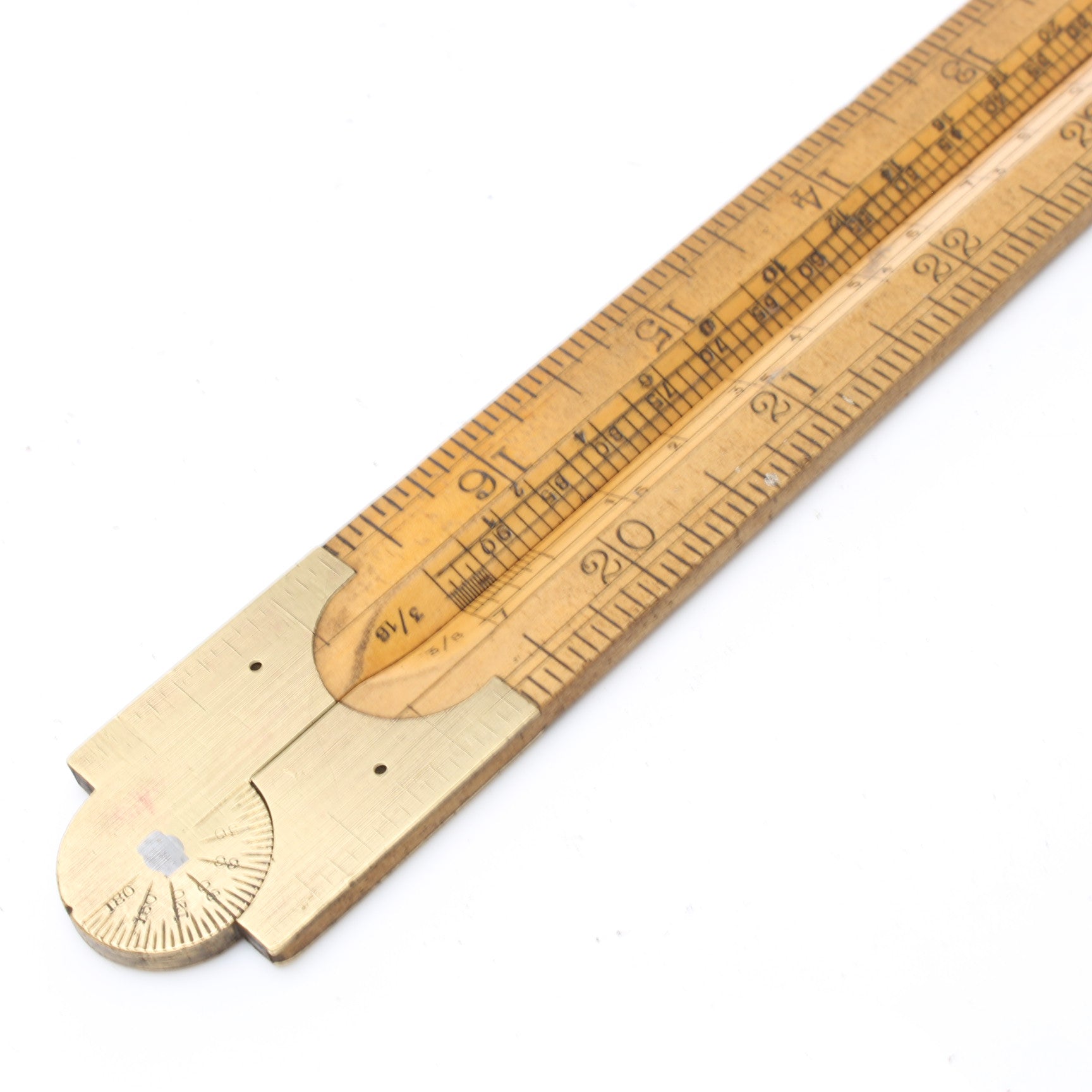 SOLD - Rabone Architects Folding Rule - No. 1119 (Boxwood) – OldTools.co.uk