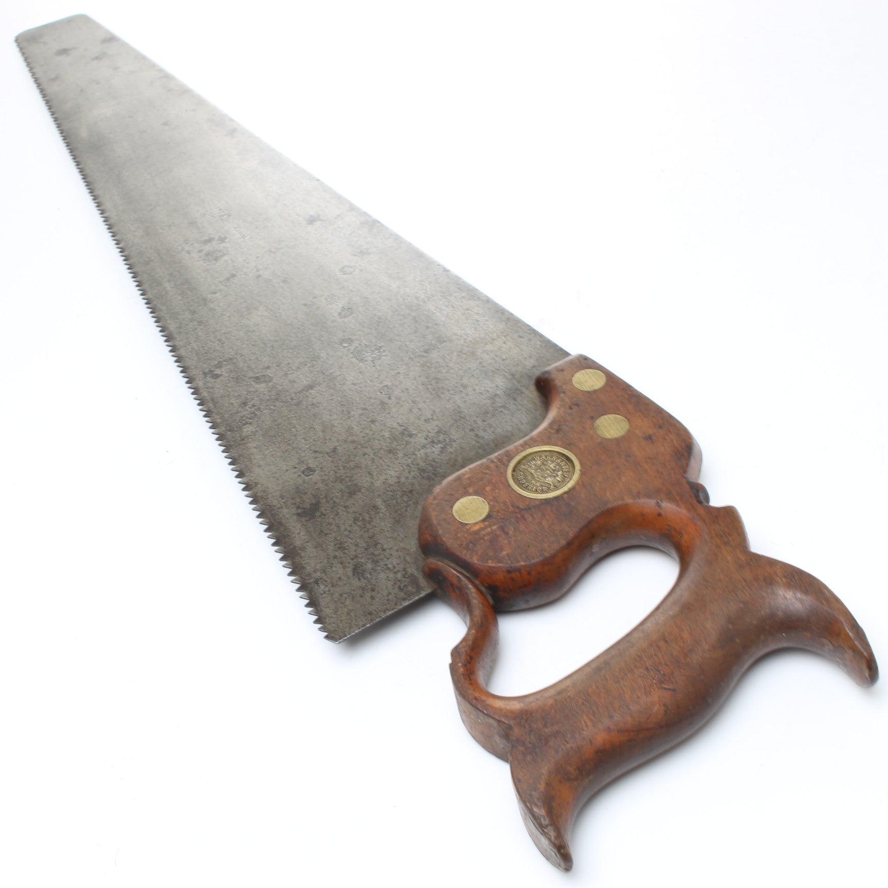 SOLD - Thos Ibbotson Saw - 23" - 7tpi (Beech) – OldTools.co.uk