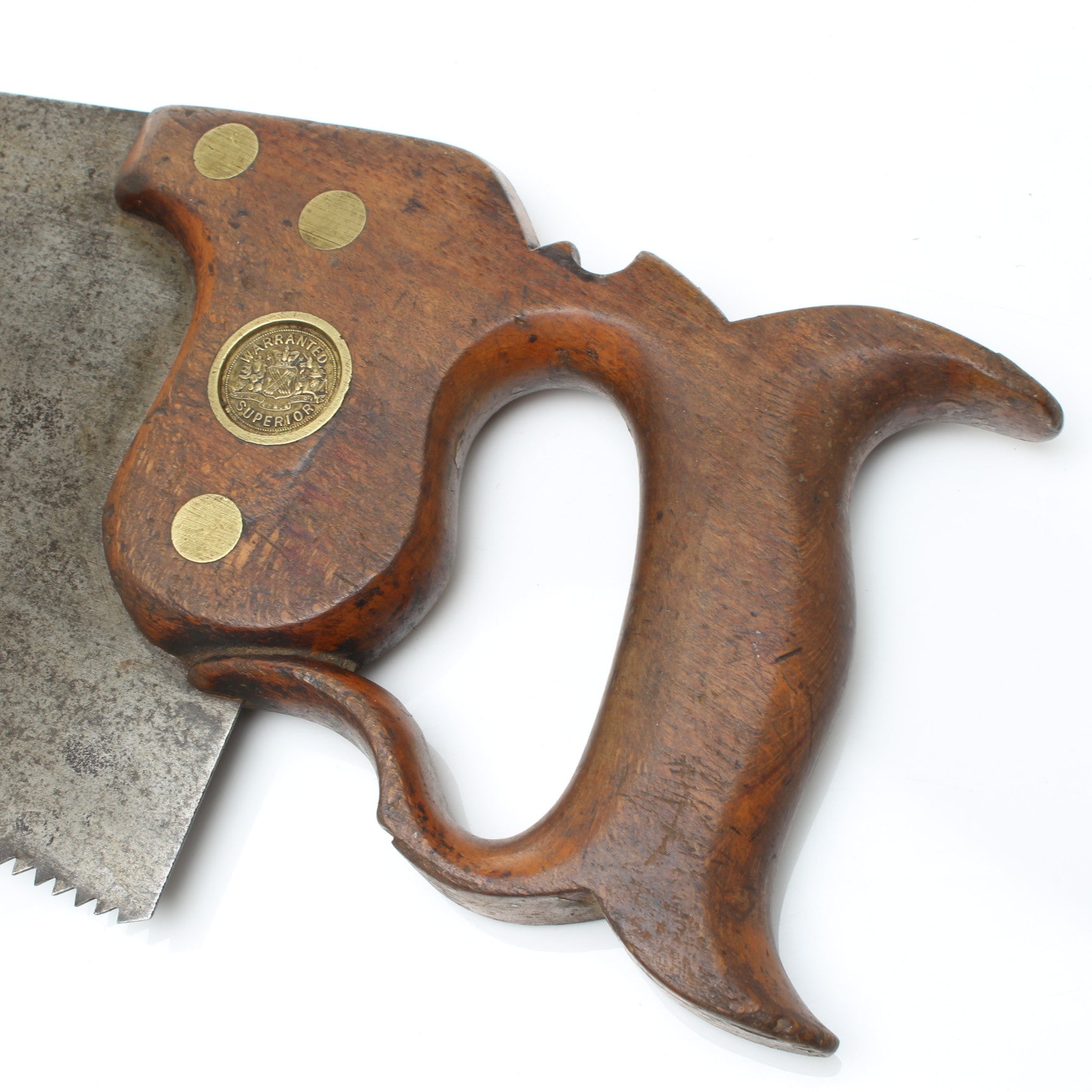 SOLD - Thos Ibbotson Saw - 23" - 7tpi (Beech) – OldTools.co.uk